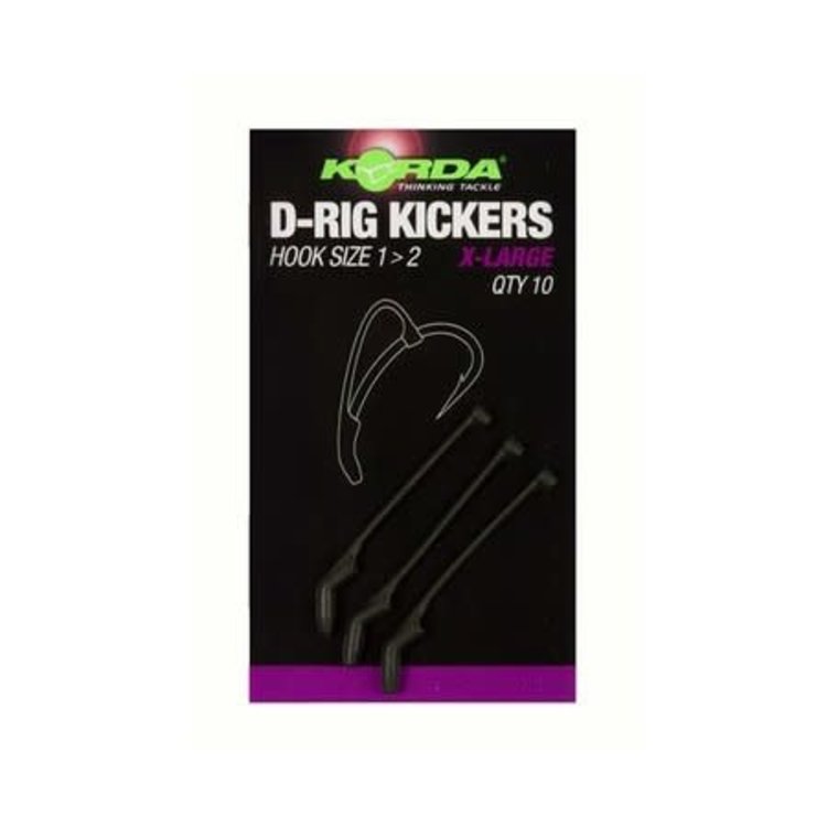 Korda D-Rig Kickers Green (10 pcs) - Reniers Fishing