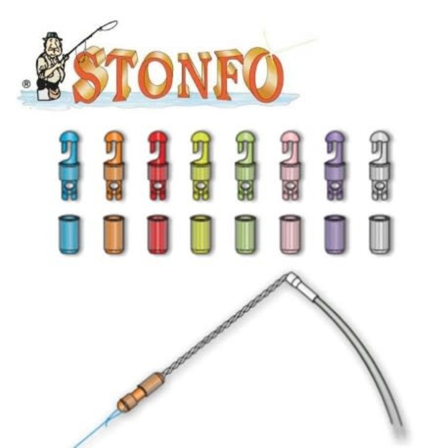 Stonfo Elastic Connector Oversize Ø2.5mm Superone - Reniers Fishing