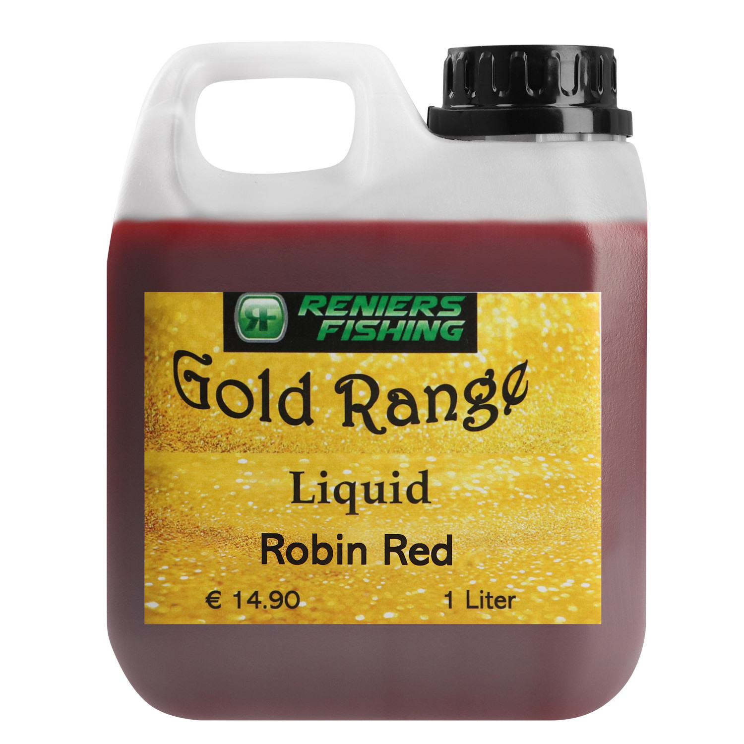 Reniers Fishing Gold Range Liquid 1 Liter Robin Red - Reniers Fishing