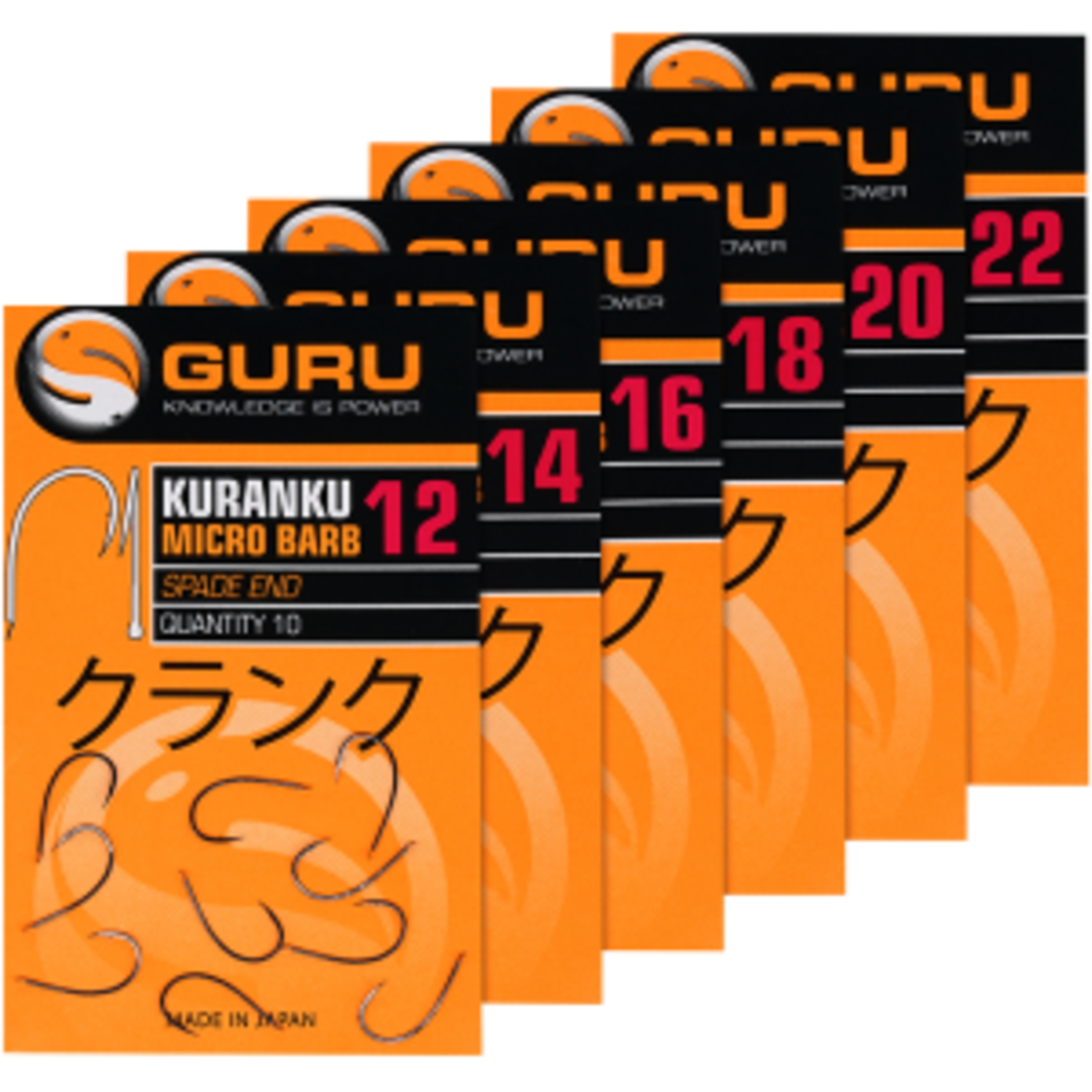 Guru Kuranku Micro Barbed Spade End (10 pcs) - Reniers Fishing