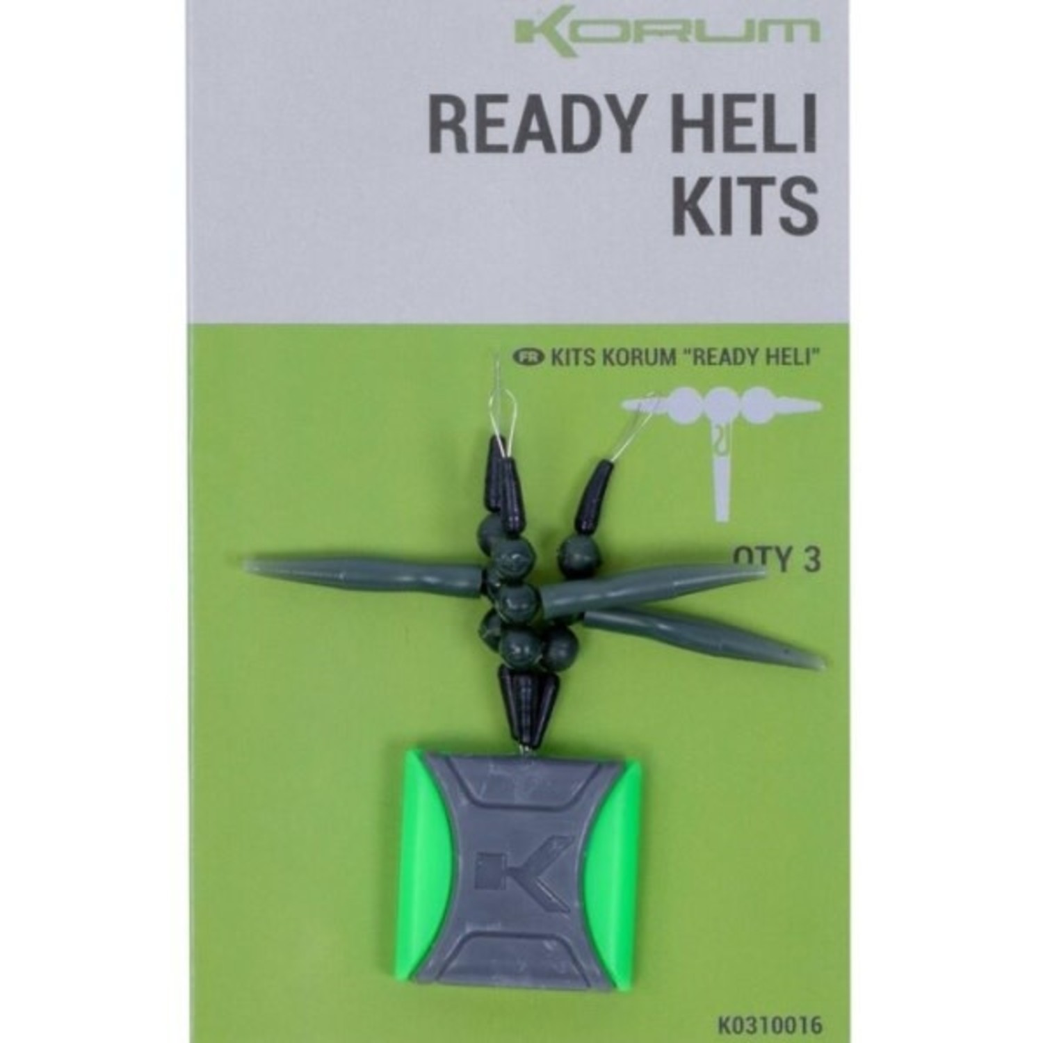 Korum Ready Heli Kits (3 pcs) - Reniers Fishing
