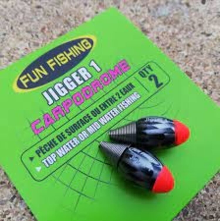 Fun Fishing Dobber Jigger 1 (2 pcs) 0.30g - Reniers Fishing