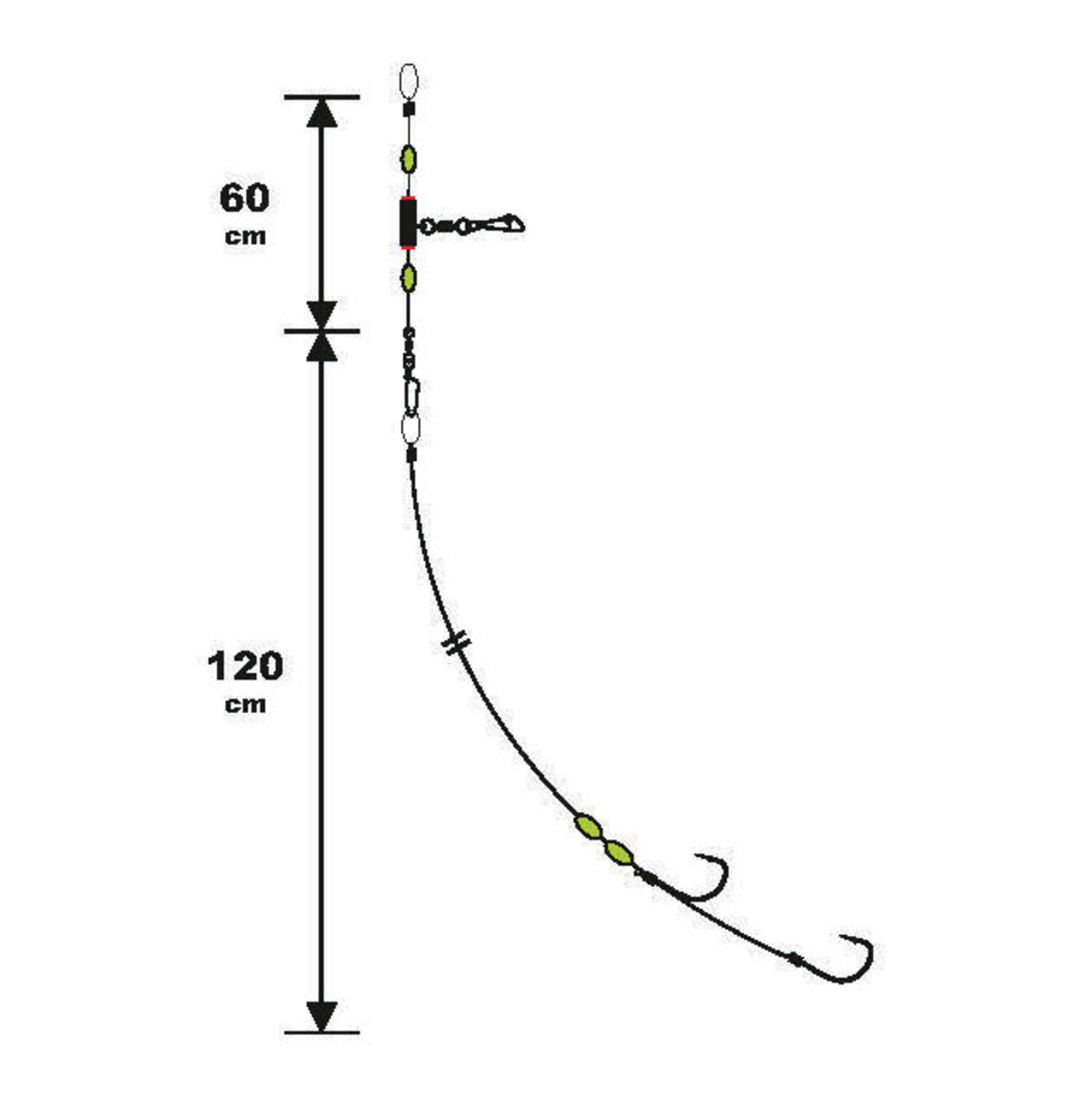 Sunset Boat Rig Special Fluorocarbon Branch Line Big Fish Special ...