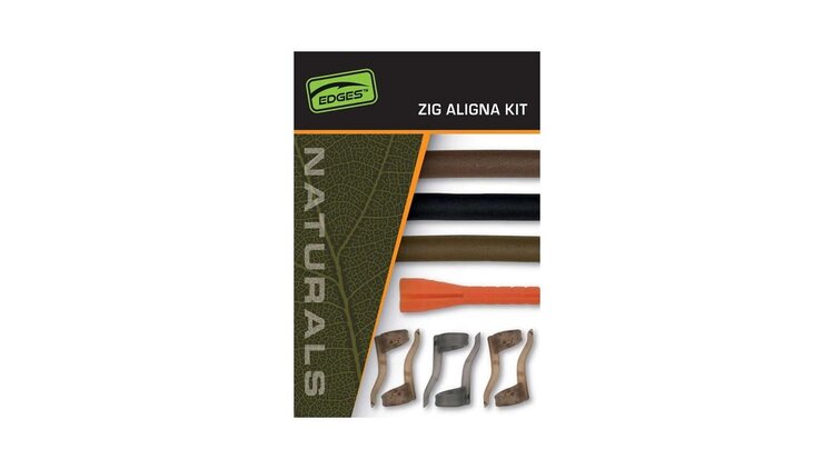 Fox Edges Naturals Zig Aligna Kit Olive - Khaki - Black - Reniers Fishing