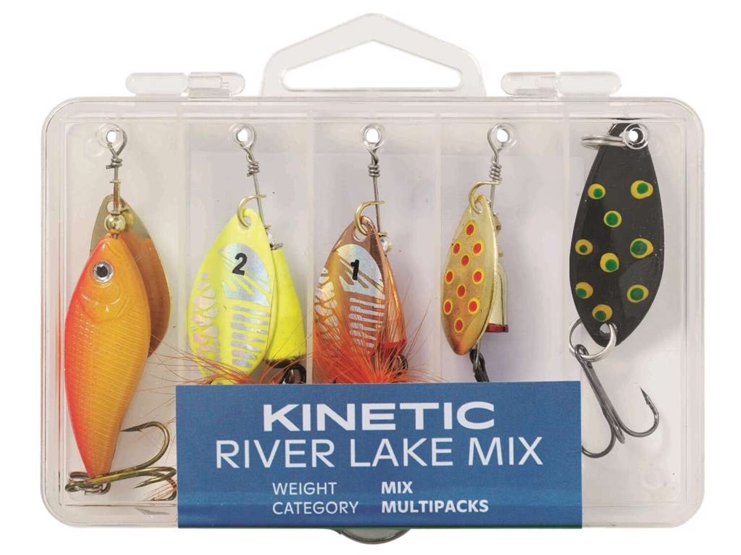 Kinetic Pack River Lake (5 pcs) Mix - Reniers Fishing