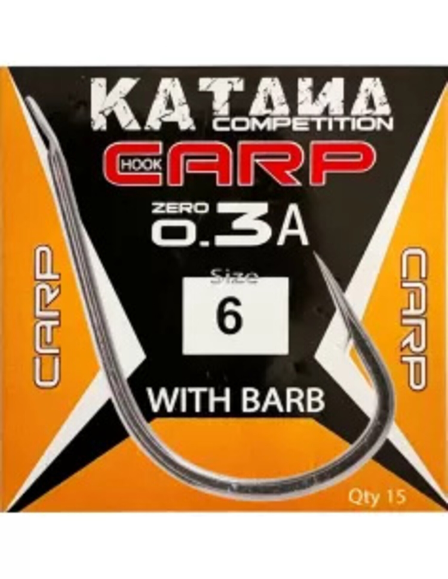 Maver Katana Competition Carp Hook 0.3A Palette -Ardillon (15 pcs ...