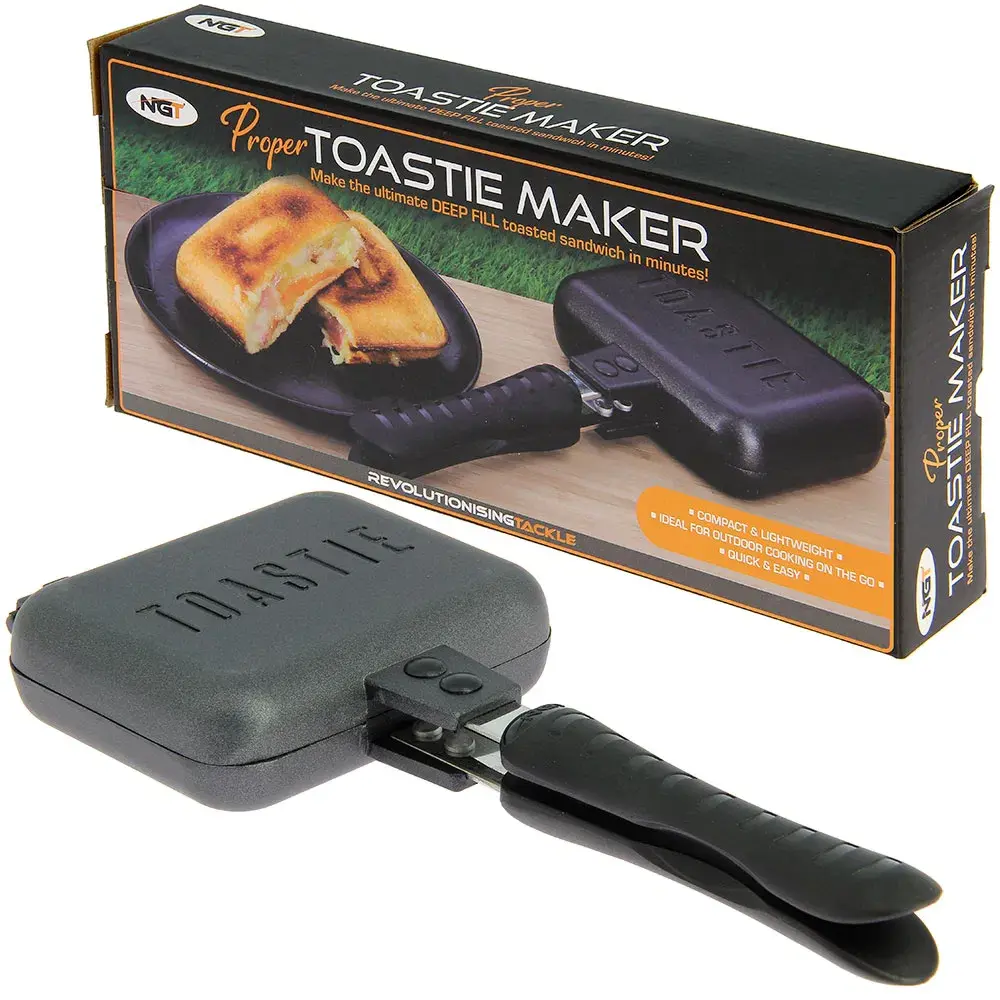 NGT Proper Toaster – deep fill toastie maker non-stick met magnetische ...