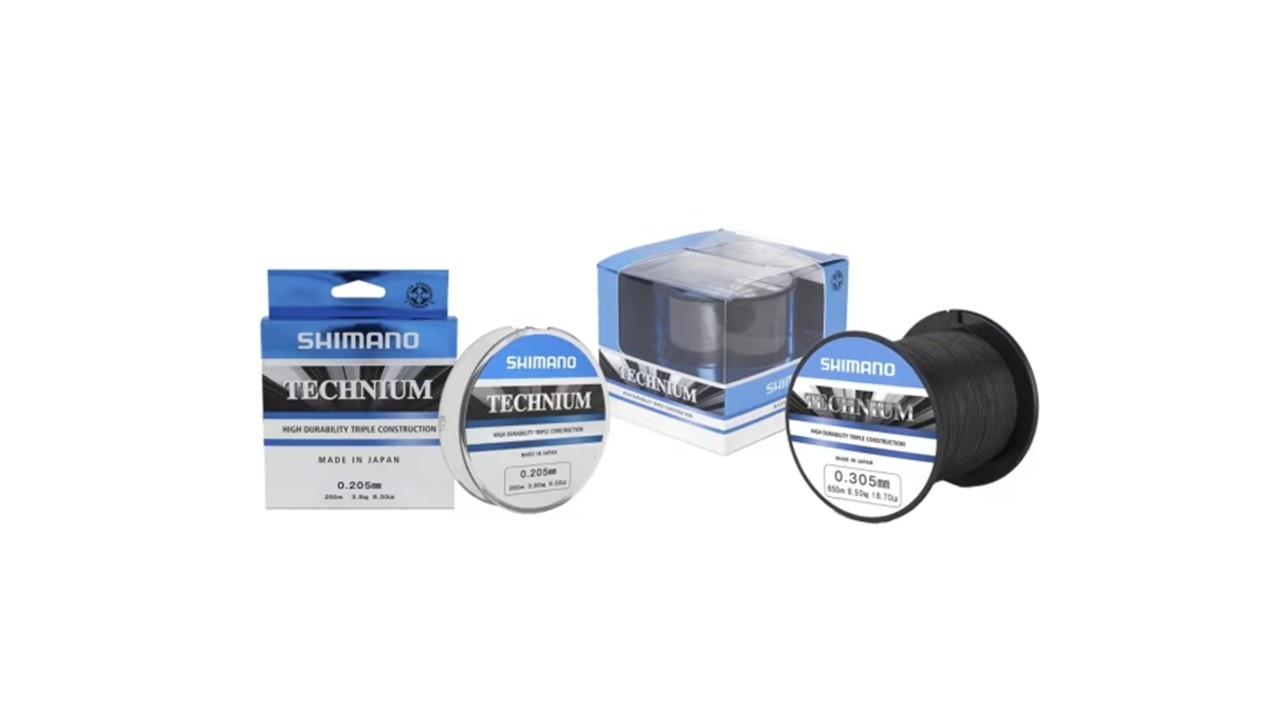 Shimano Technium Grey – Fil Mono Low Stretch - Reniers Fishing