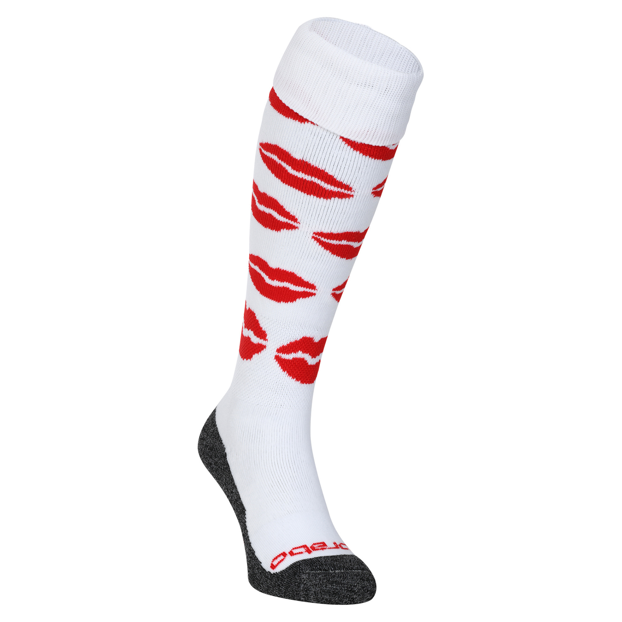 Socks Kisses White/Red - Hockeyonline