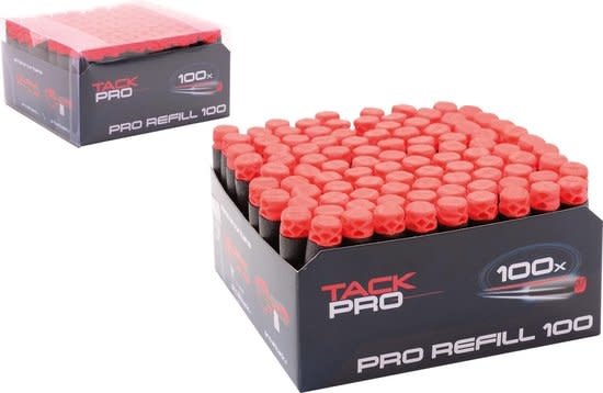TACK PRO Tack Pro Navulset Pro Refill Foamdarts 6,5 Cm 100 Stuks - H ...