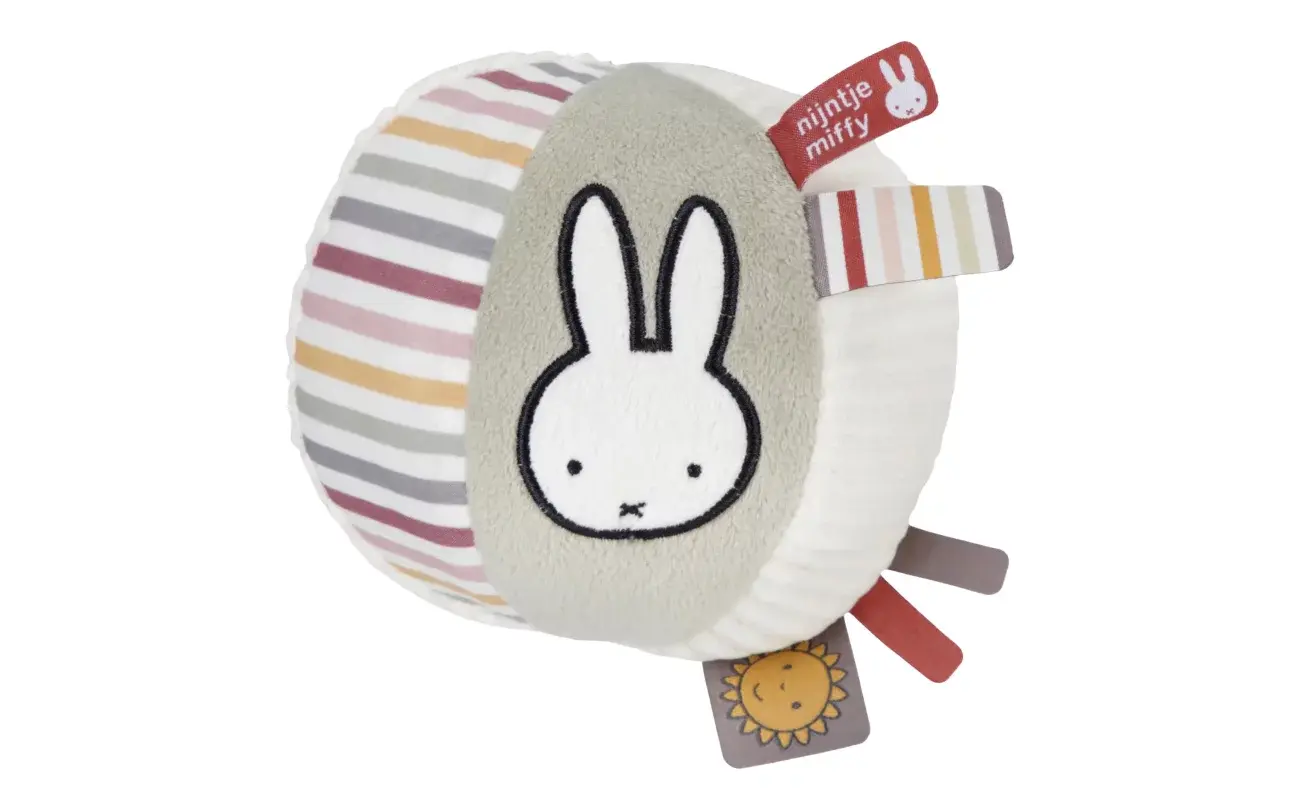 NIJNTJE Nijntje Miffy Fluffy Bal roze - H-BLOK & TOYS