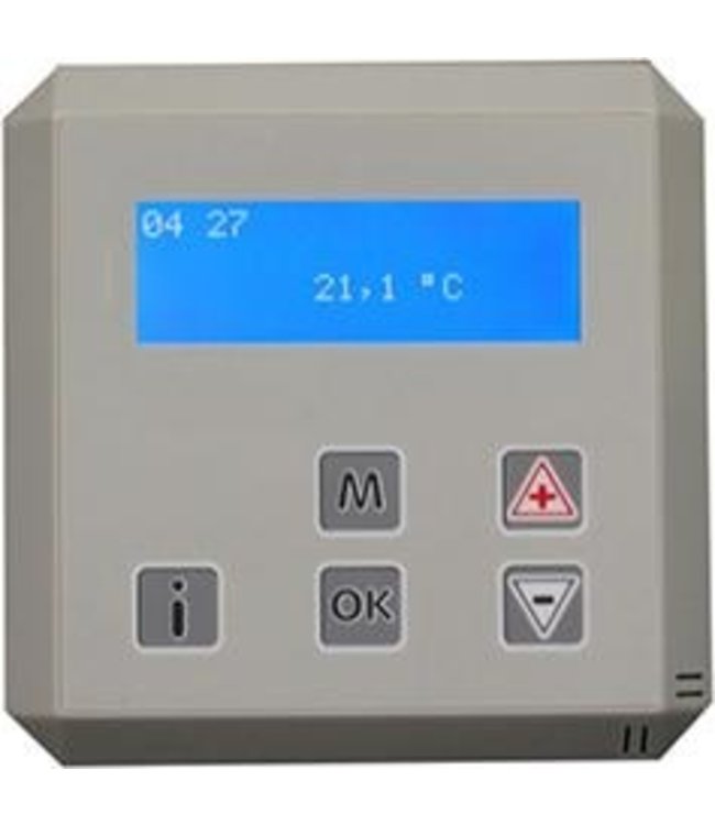 Winterwarm Multitherm C klokthermostaat 24V. voor 1-8 toestellen - viawww.nl
