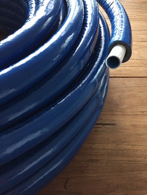 Uponor 25 in iso 10 mm. 50 meter blauw - viawww.nl