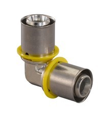 Uponor GAS Press knie 90gr, 20 x 20mm - viawww.nl