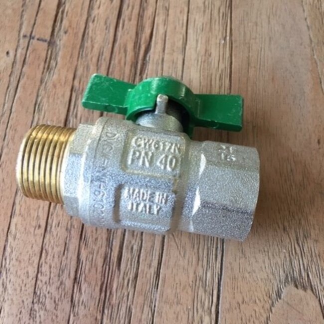 Huismerk kogelkraan voor drinkwater duimse maten - viawww.nl