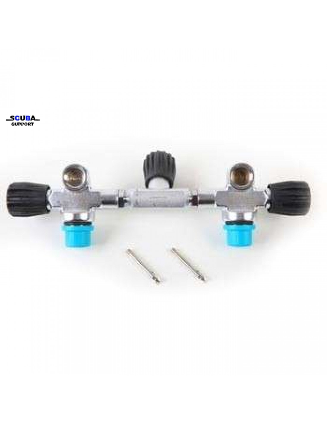 Manifold kranen set manifold met afsluiter - Scuba Support