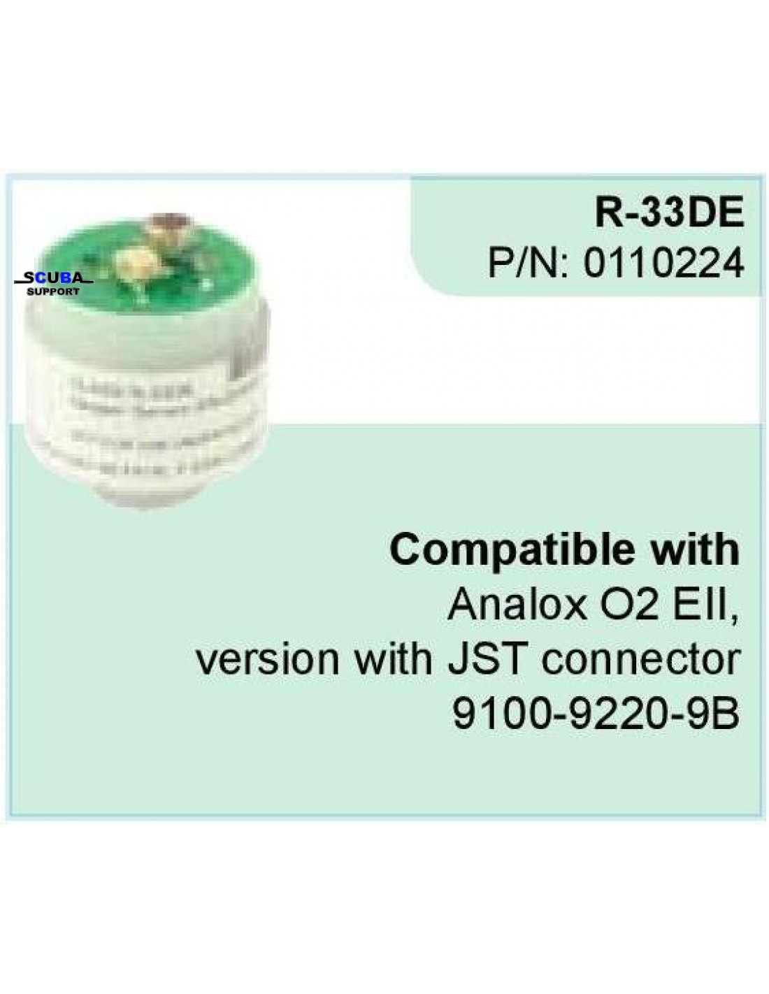 Oxygen Sensor - R-33DE - Scuba Support