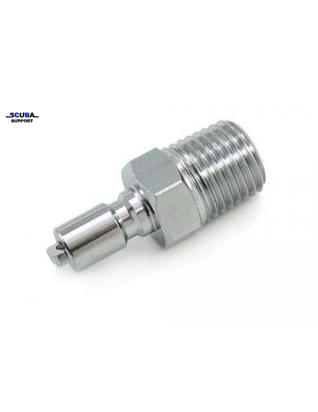 Inflator connector to 1/4" NPT Male Adaptor (Convertor, BC) - Scuba Support