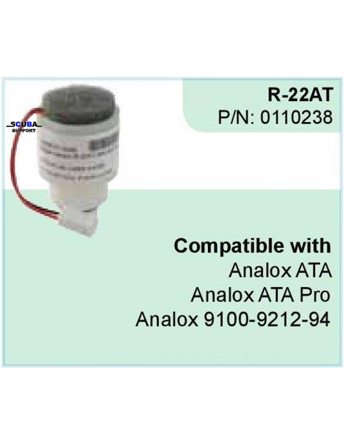 Oxygen Sensor - R-22AT - Scuba Support