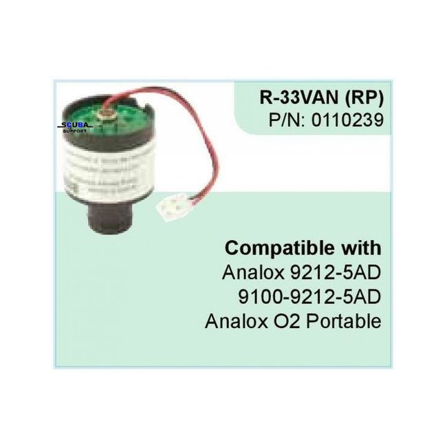 Zuurstof sensor - R-33VAN (RP) - Scuba Support