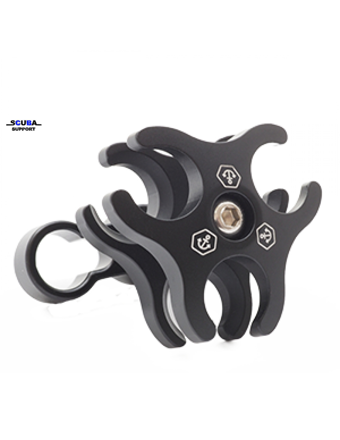 LUGNAQUILLA Triple Ball Clamp - Scuba Support