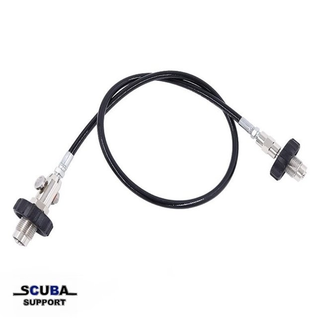 Fill Whip / Decanting hose DIN-DIN - Scuba Support