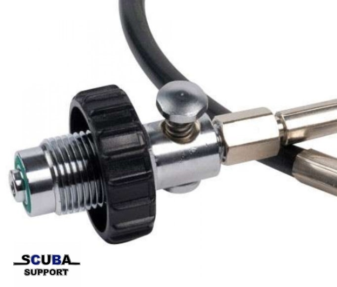 Fill Whip / Decanting hose DIN-DIN - Scuba Support