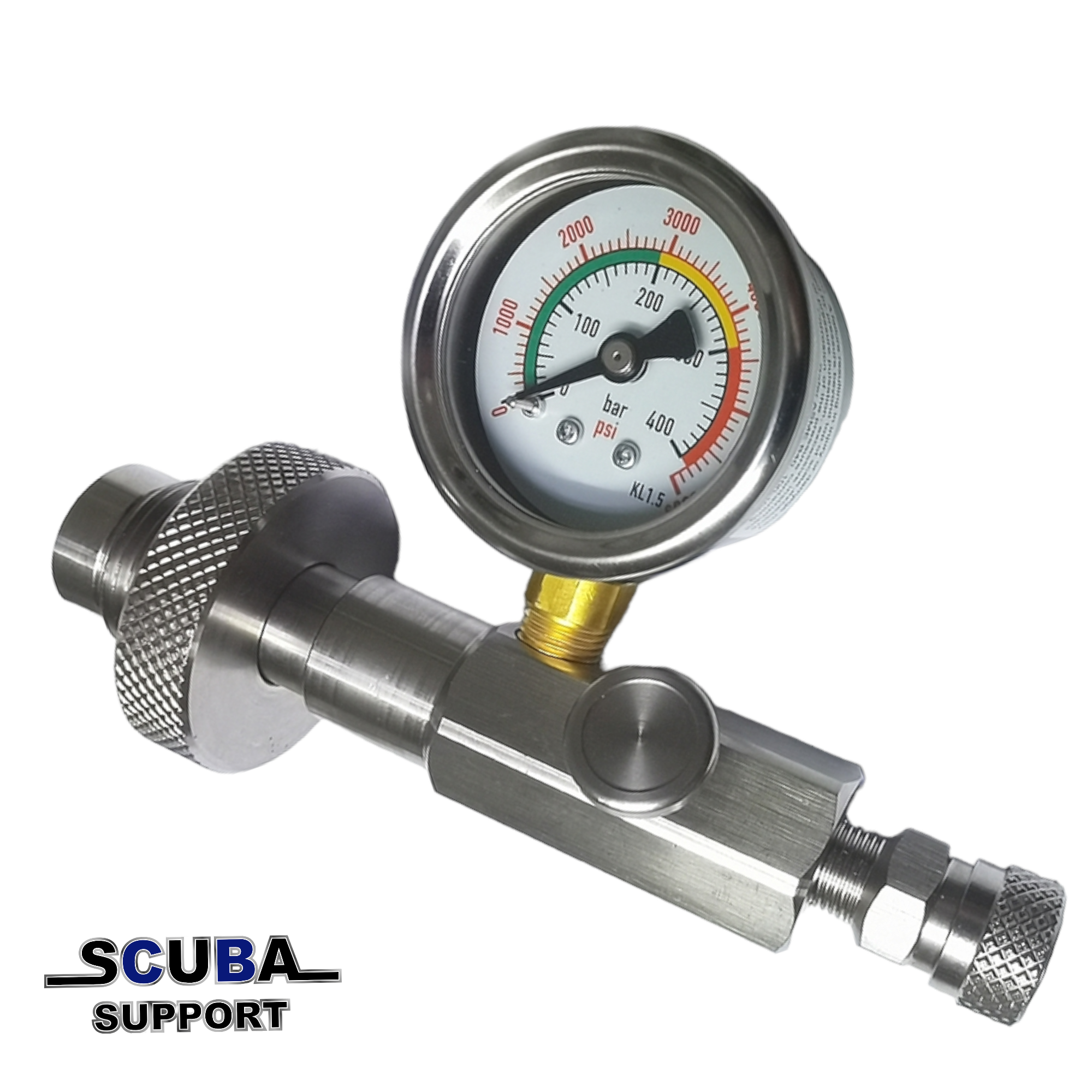 PCP fill adapter metal - Scuba Support