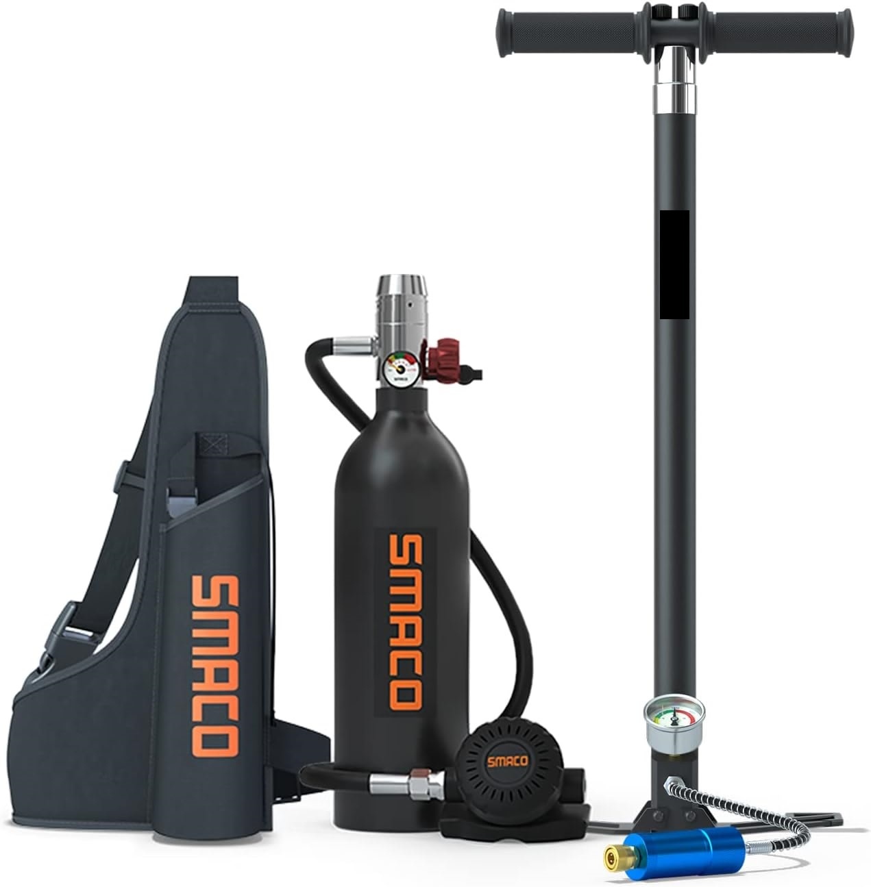 Hoge Druk Pomp - Handpomp Voor Mini Duikfles of PCP - 4500PSI - 300 Bar ...