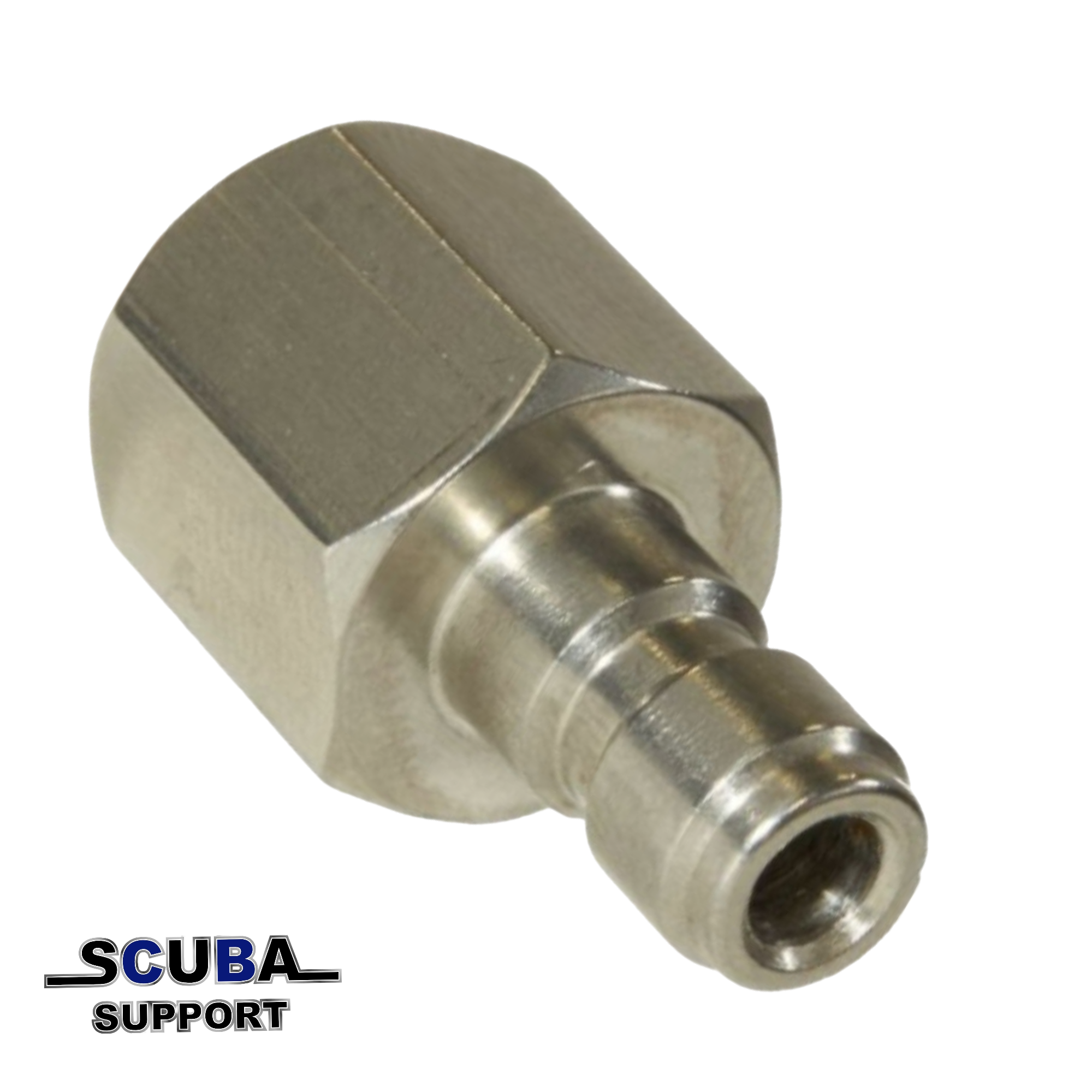 PCP quick connector Foster Male Adapter 1/8 BSP Stainless - Scuba Support