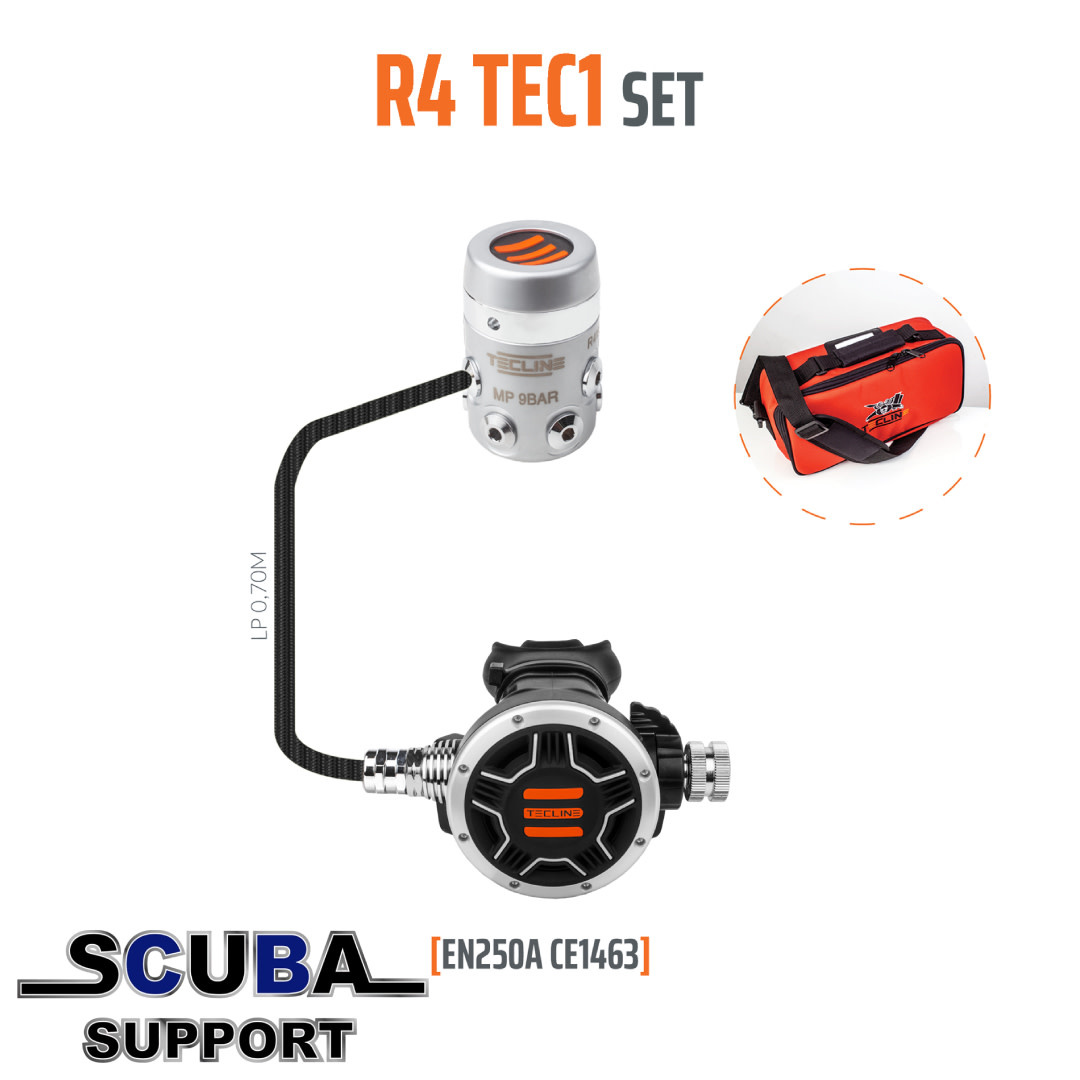 Tecline Regulator R4 TEC1 - EN250A - Scuba Support