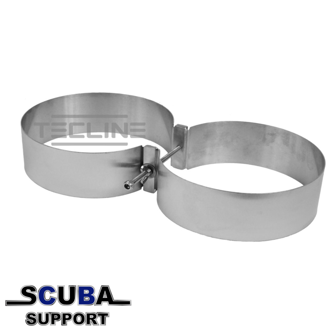 Tecline SS Tank band 60 mm for 204 mm tanks - Scuba Support