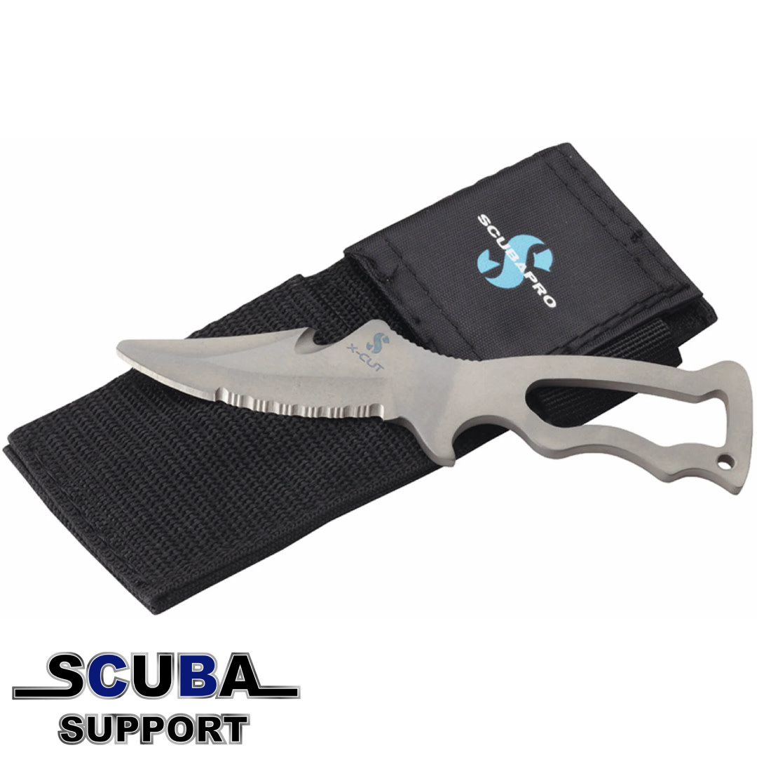 Scubapro X-Cut, Titanium dive knife - Scuba Support