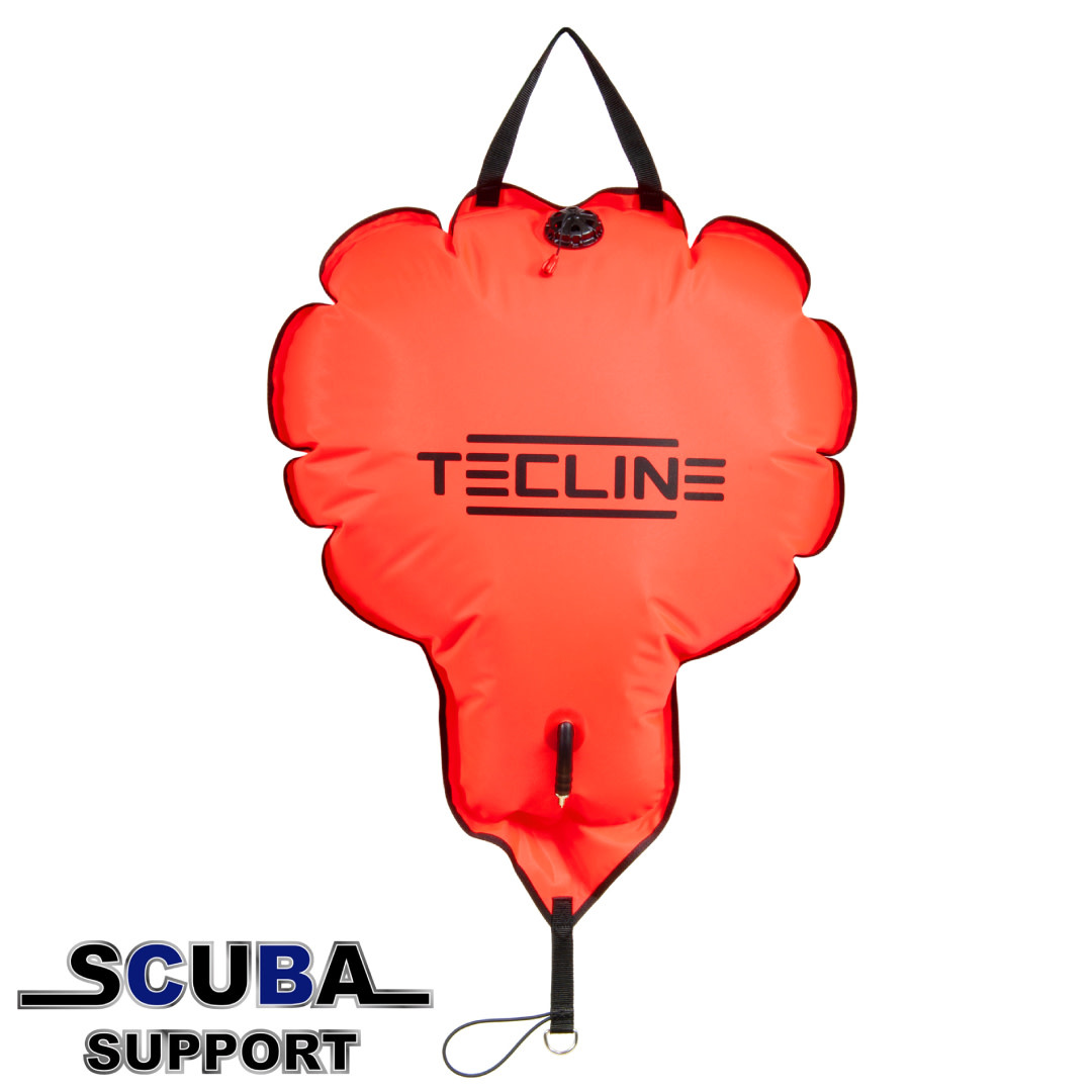 Tecline Lift bag - balloon 50 kg (110lb), orange - Scuba Support