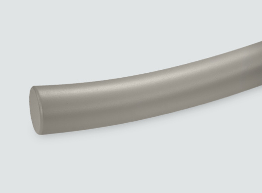 Trapleuning grijs gebogen - perfect op maat & snel in huis!