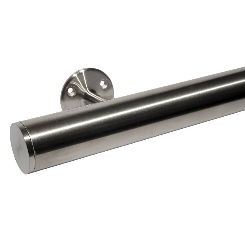 RVS trapleuning rond incl. dragers TYPE 4 bij LEUNINGvakman.nl ...