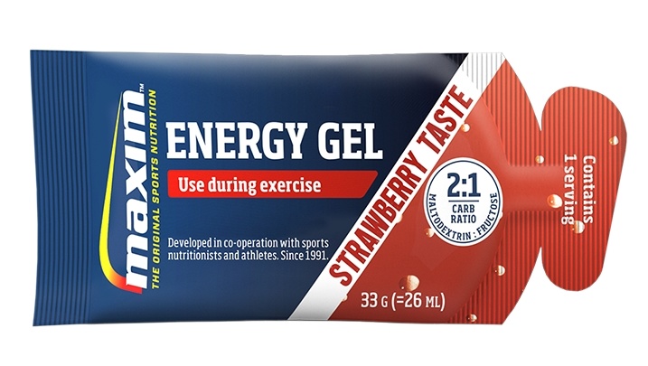 Maxim Energy Gel Strawberry - Sportieve Voeding
