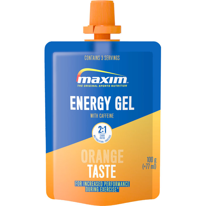 Maxim Energy Gel Orange + caffeine koop je nu snel en voordelig bij ...