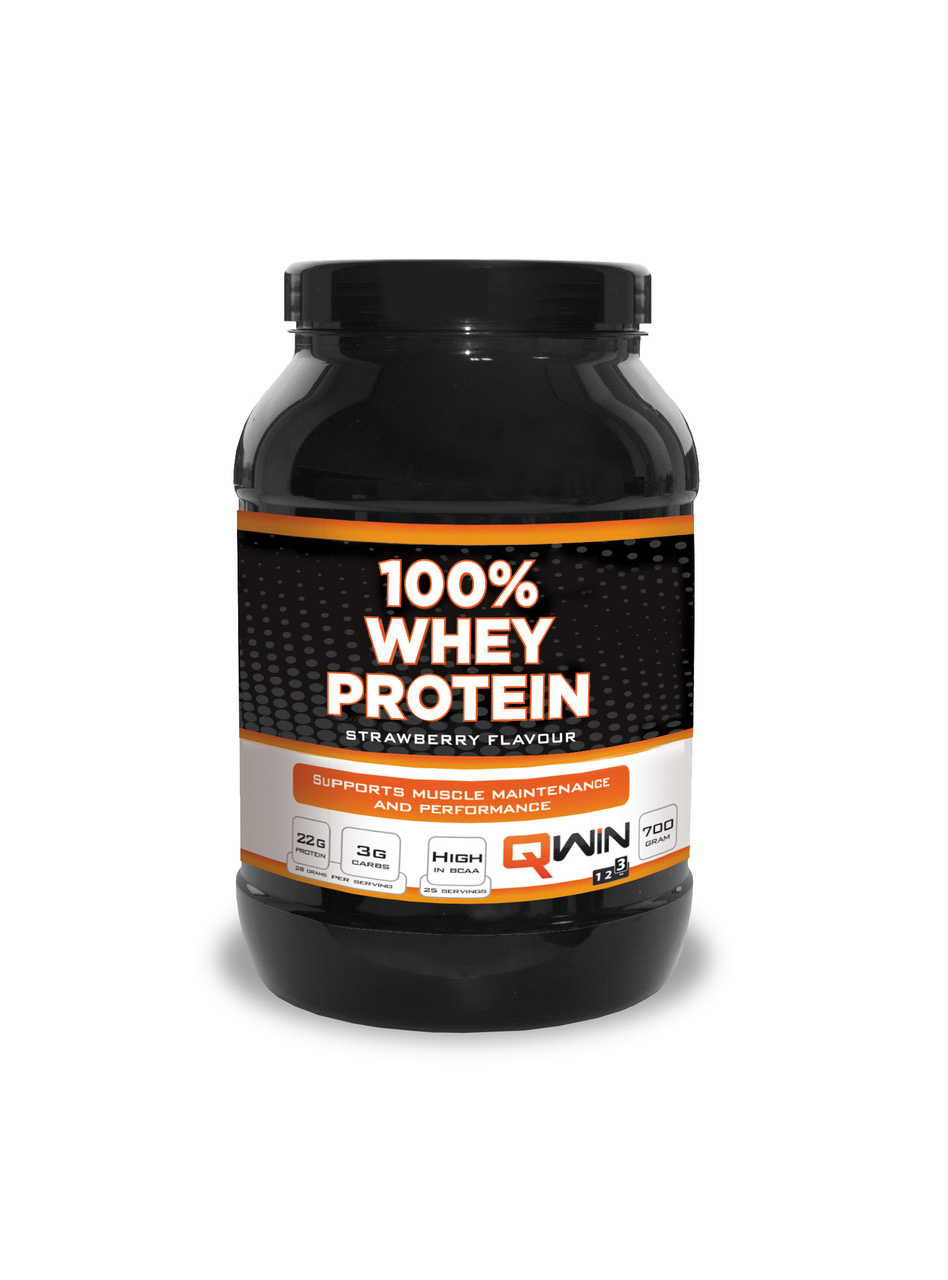 Qwin 100% Whey Protein 2400 gram - Sportieve Voeding