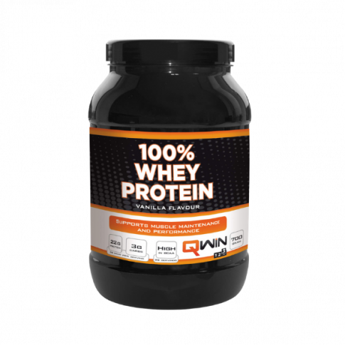 Qwin 100% Whey Protein 2400 gram Vanilla - Sportieve Voeding