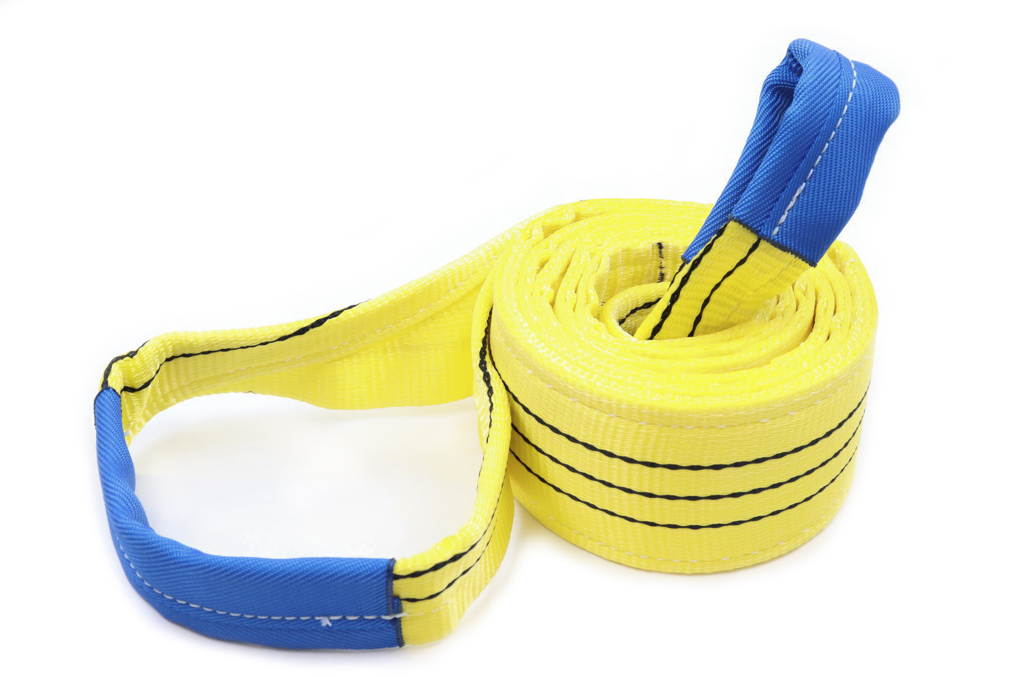 Want to buy webbing sling yellow 2-layer 3 tons 90 mm with eyes ...
