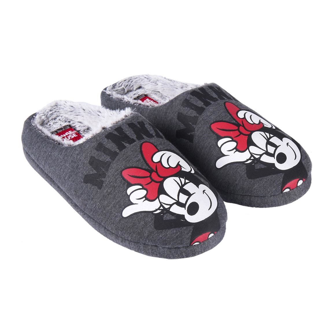 Disney Minnie Mouse Slippers Slippers - Cute Red Bow | Merchandise4All