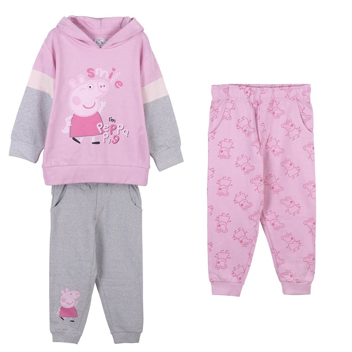 Peppa Pig - Joggingpak Roze - Smile I'm Peppa Pig | Merchandise4All