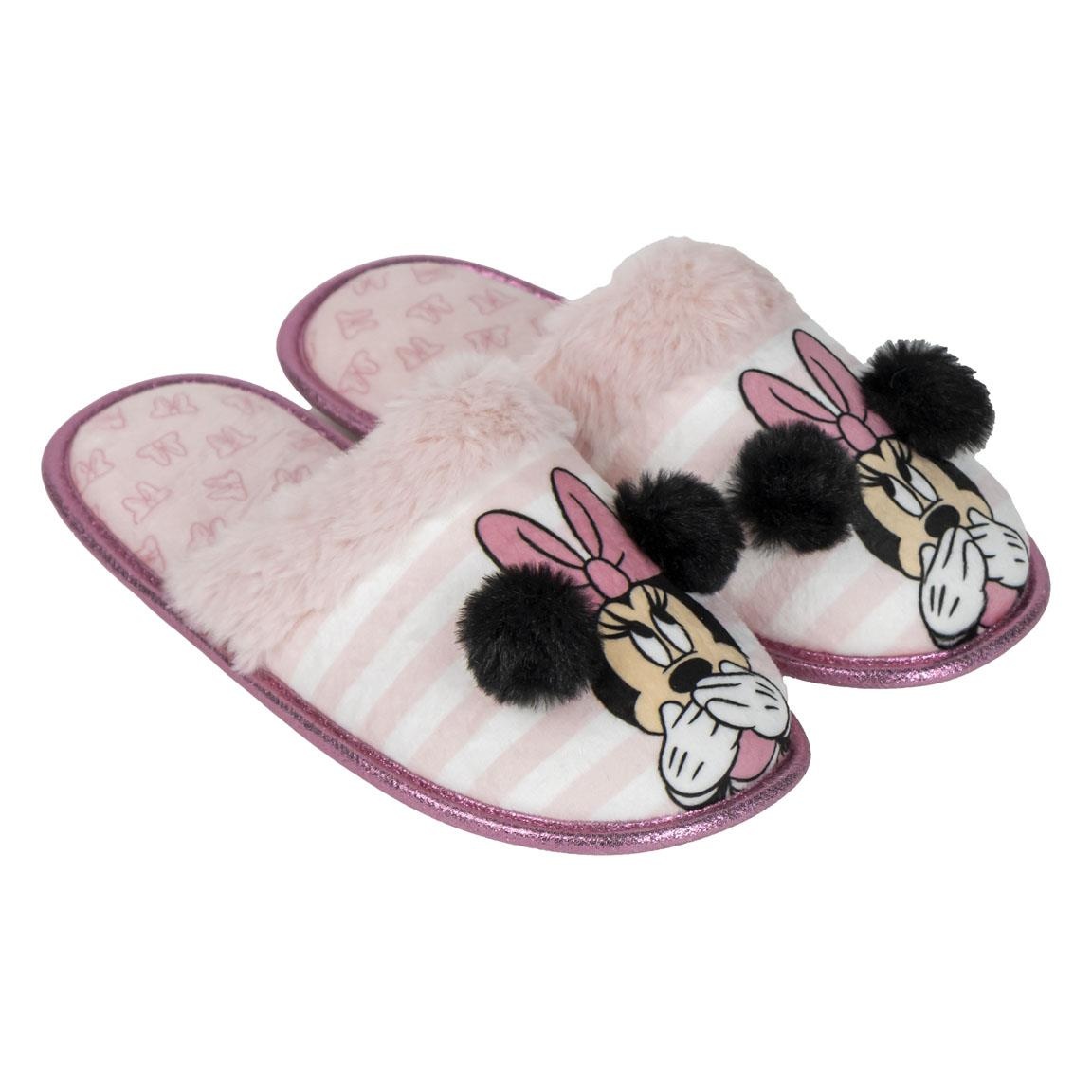 Disney Minnie Mouse Slippers Slippers Girls - Merchandise4All