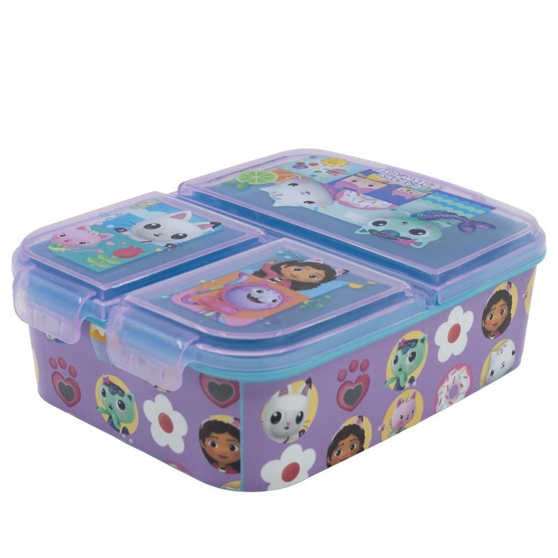Gabby’s Dollhouse Lunch Box – 3 Compartments | Kids Lunchbox ...