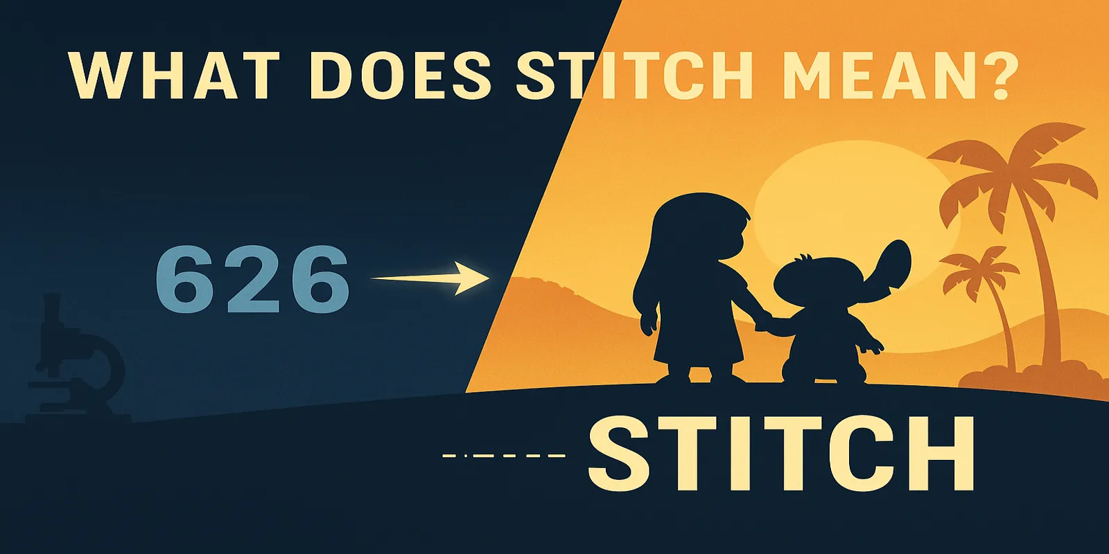 What Does Stitch Mean? Name, Origin and Why He's Called Experiment 626 ...