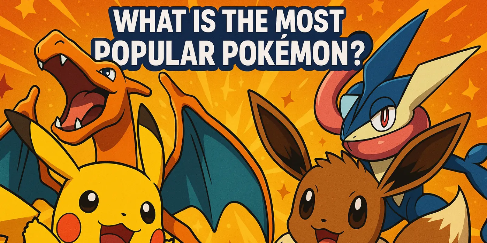 Most Popular Pokémon – Global Fan Favorites Ranked - Merchandise4All