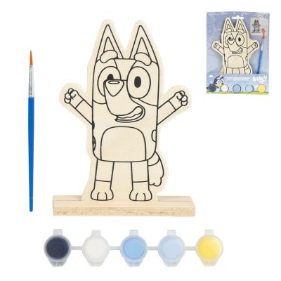 Bluey Wooden Painting Craft Kit – DIY Painting Set for Kids – Drawing ...