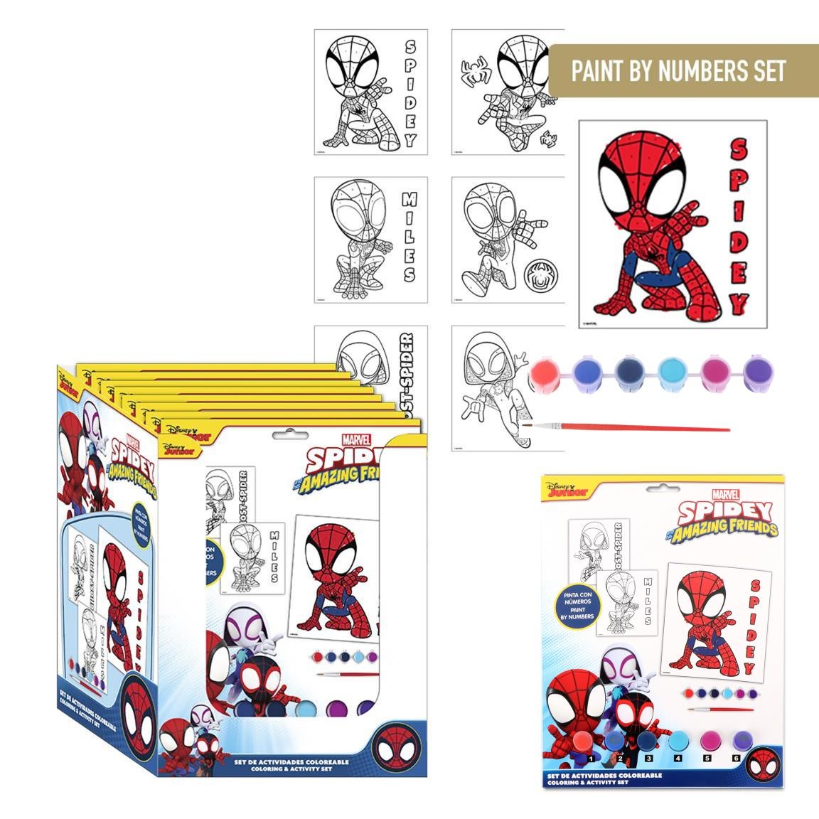 Marvel Spidey Paint by Numbers Set – Marvel Spidey and His Amazing ...