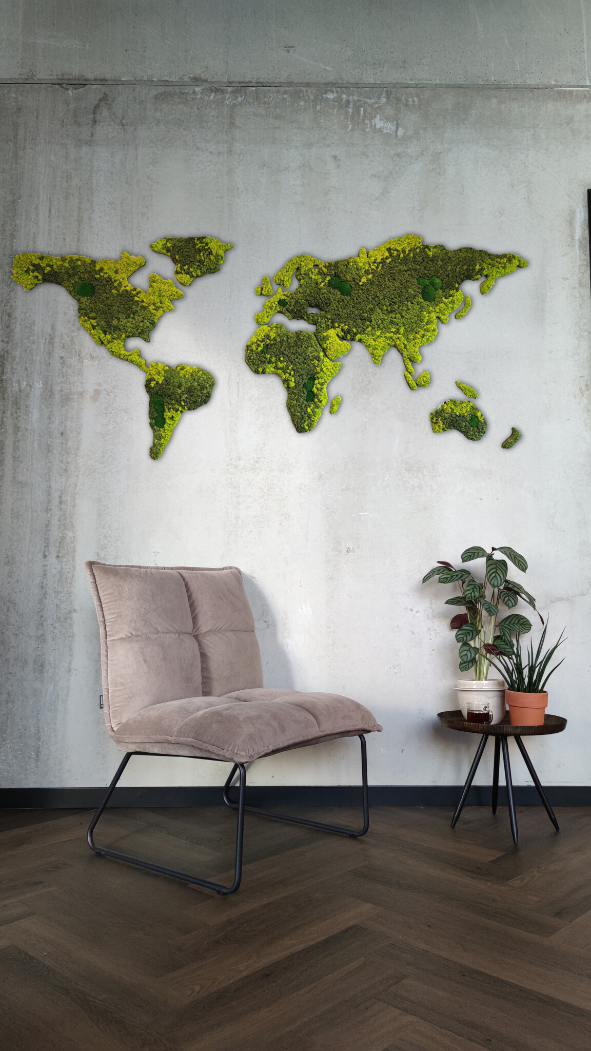 Moss world map Varius 200 cm
